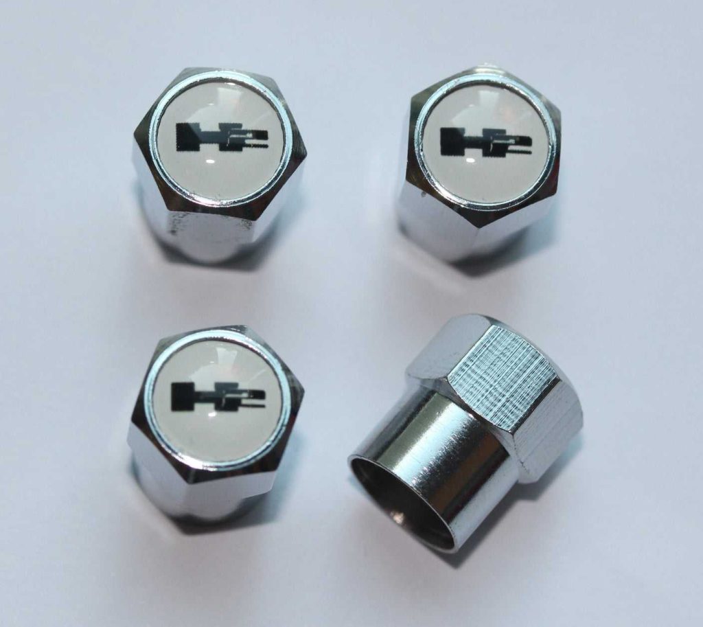 Hummer H2 White Tire Valve Caps – Plus Free Extra Cap Online