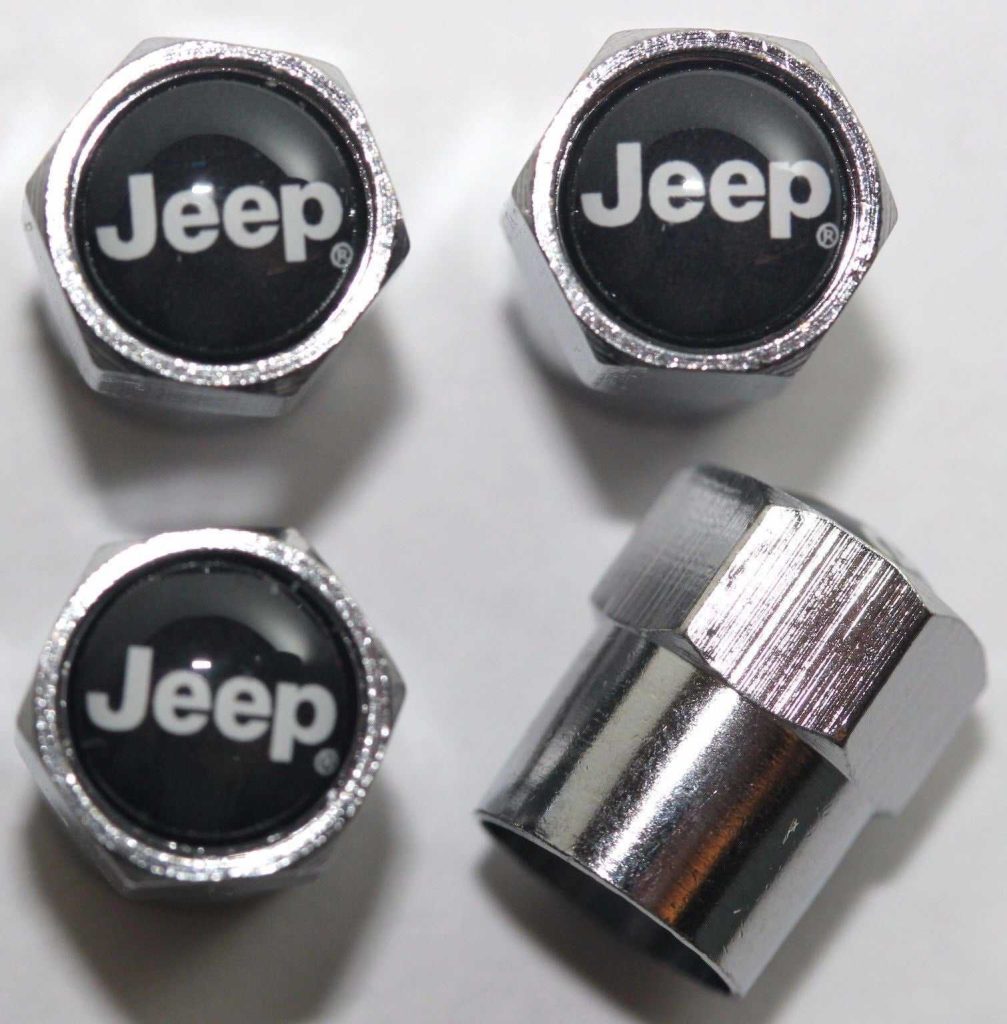 Jeep Tire Valve Stem Caps Black | Online | Tire Valve Caps