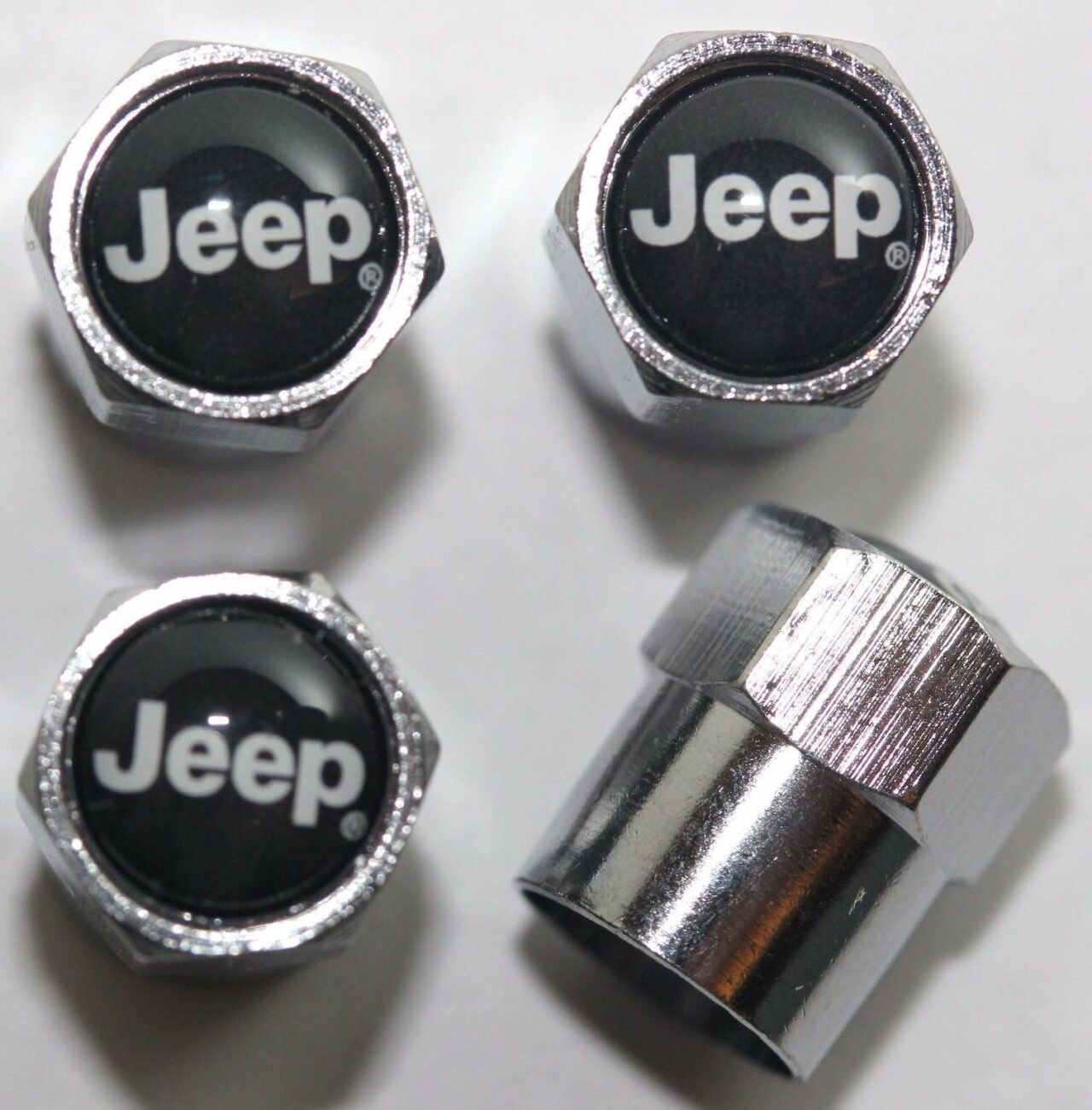 Jeep Tire Valve Stem Caps Black | Online | Tire Valve Caps
