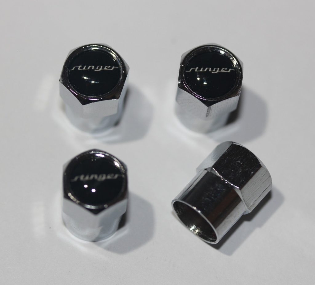 Kia Stinger Black Tire Valve Stem Caps Online