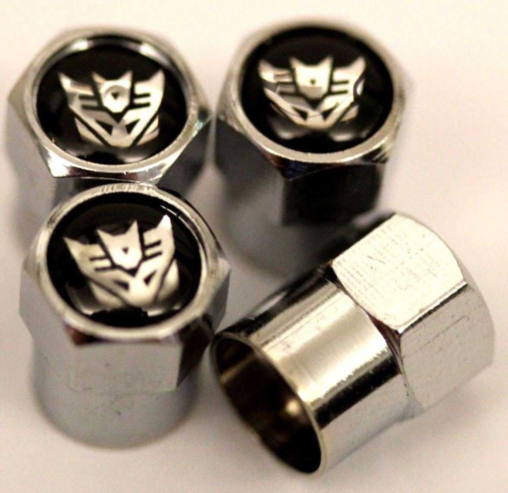Transformer Decepticon Black Tire Valve Caps – Plus Free Extra Cap Online
