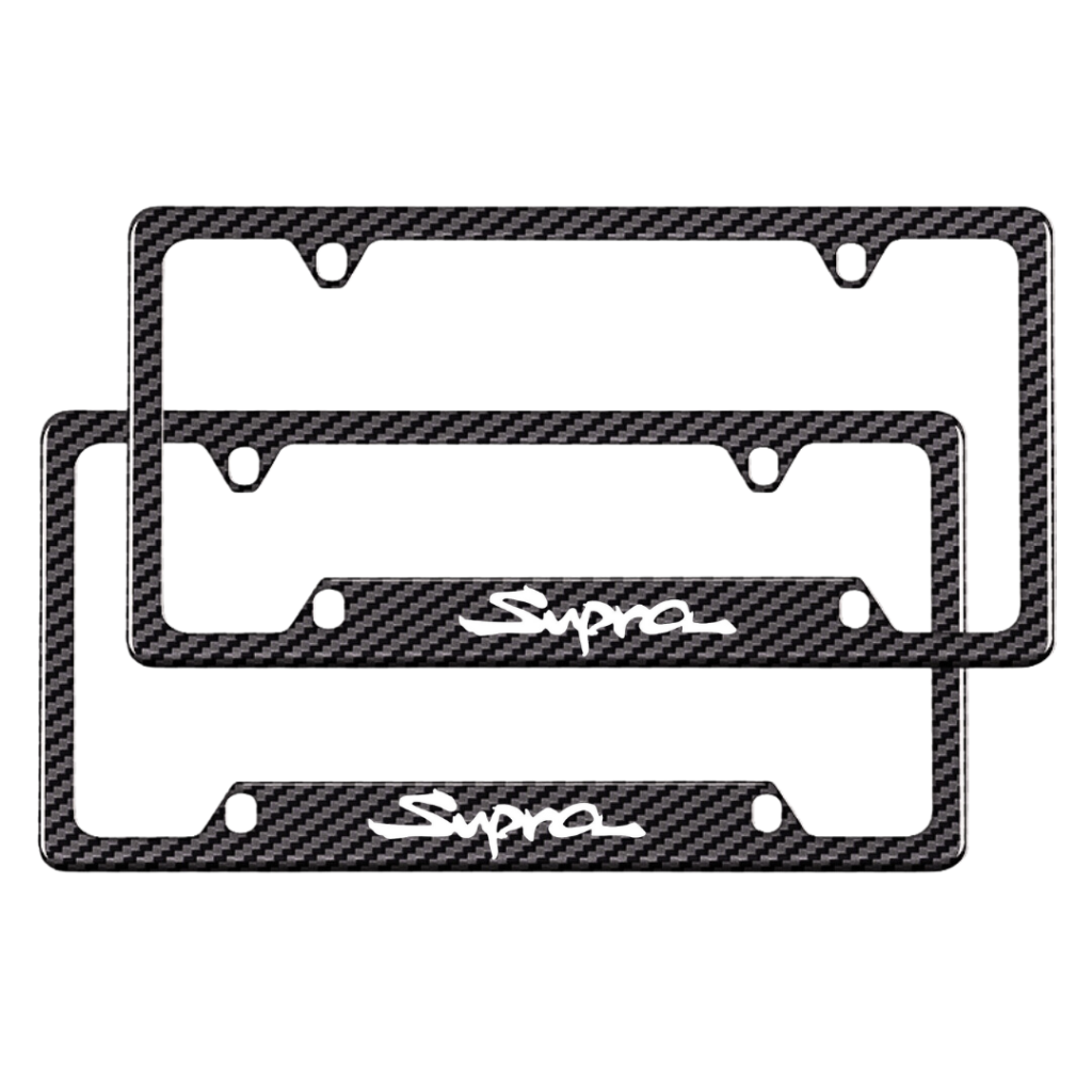 Toyota Supra License Plate Frame - Carbon Fiber | Online